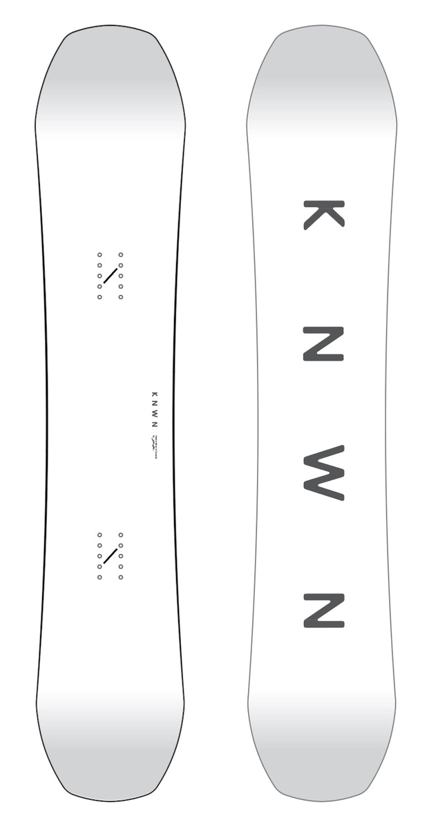 Womens Custom Built Snowboards - Freestyle directional shape – KNWN Mfg